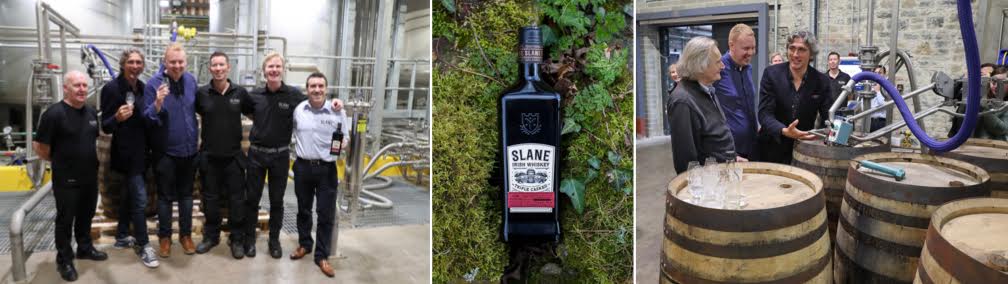 Slane Distillery fills its first barrel of new make Irish whiskey